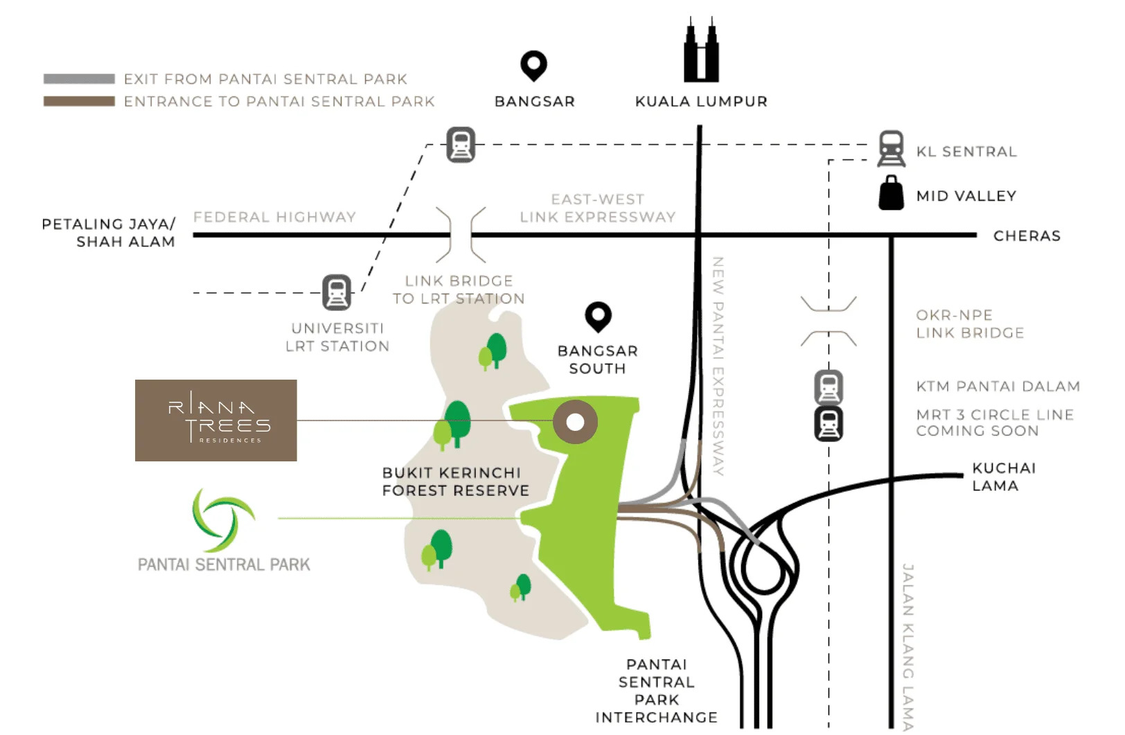 Riana Trees Residences, Condominium @ Pantai Sentral Park, Bangsar ...