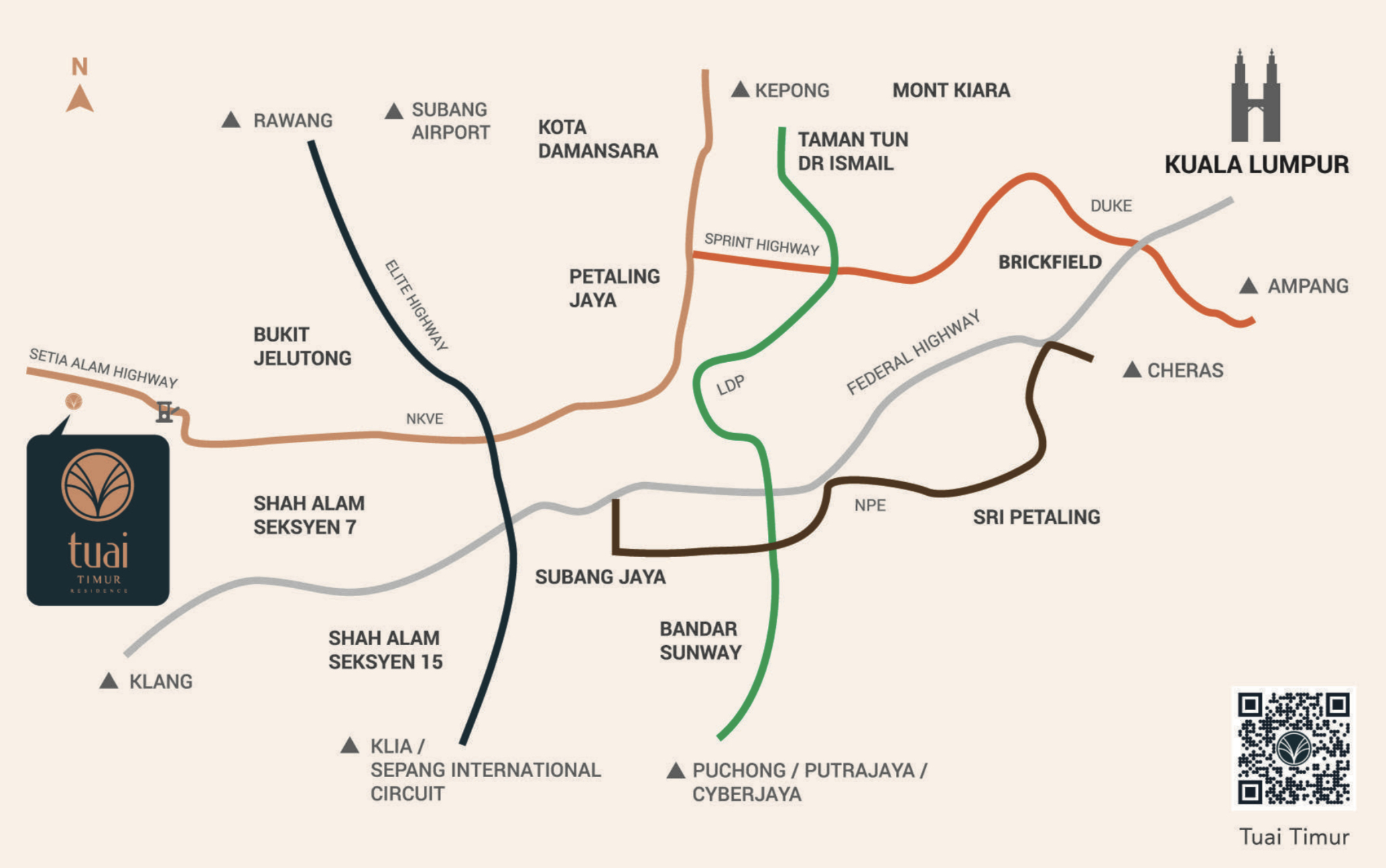 Tuai Timur @ Setia Alam, Shah Alam, nearby Bukit Raja & Setia Alam ...